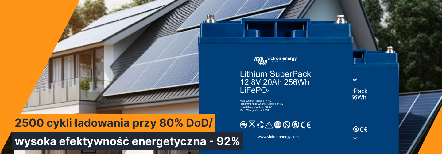 Akumulator LiFePO4 SuperPack firmy Victron Energy. - SunTrack sp. z o.o.